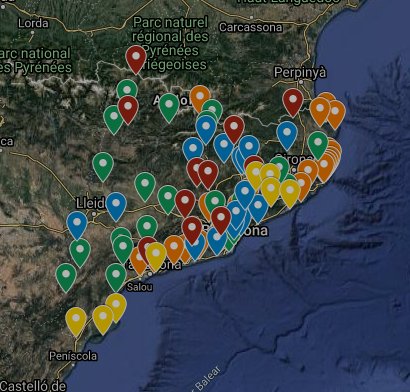 Mapes de la conca | Taula del Llobregat